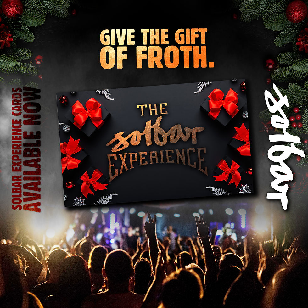 The Solbar Experience - Gift Cards | Solbar | Maroochydore
